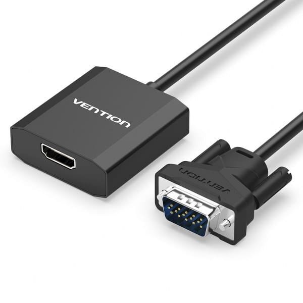 Vention VGA to HDMI Converter with Female Micro USB and Audio Port ...