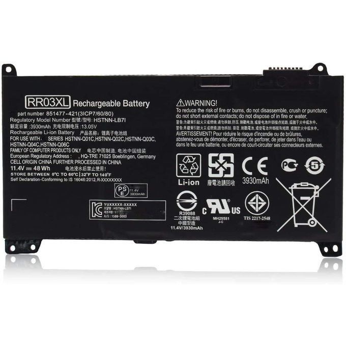 Buy HP RR03XL Original Laptop Battery – 11.4V 48Wh for HP ProBook 430 ...