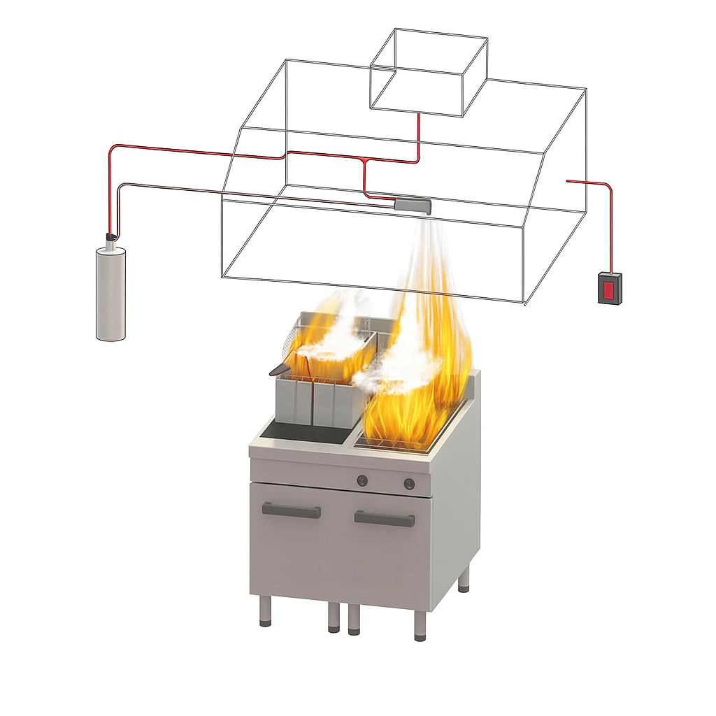 Buy Defender DPSS Pneumatic Kitchen Suppression System | Best Price in ...